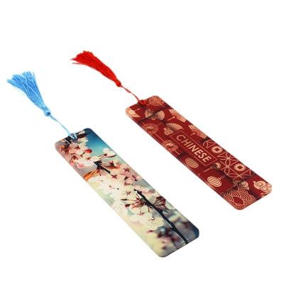 China Creative Sublimation Blanks Gift Acrylic Bookmark Blanks With Smooth Edges for sale