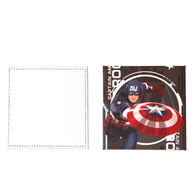 China 10*10cm Custom Leather Coaster Blanks For Sublimation Photo Printing for sale