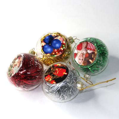 Cina Regalo di Natale Balla di Natale in vetro di sublimazione personalizzata in vendita