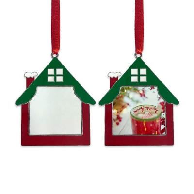 Cina Ornamenti di Natale in metallo in bianco per la sublimazione in vendita
