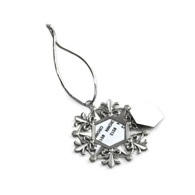Cina Aluminiosublimazione personalizzata Decorazioni natalizie metallo ornamenti di sublimazione in vendita