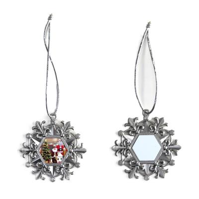 Cina Aluminiosublimazione personalizzata Decorazioni natalizie metallo ornamenti di sublimazione in vendita