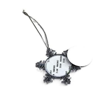 Cina Aluminiosublimazione personalizzata Decorazioni natalizie metallo ornamenti di sublimazione in vendita