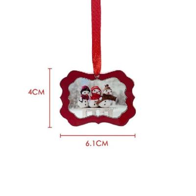 Cina Sublimazione Idee regalo di Natale Natale Sublimazione Pendenti bianchi in vendita