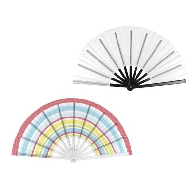 중국 승화 폴리에스터 접이식 부채 13'' DIY 열전사 재료 판매용