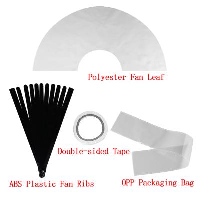 중국 승화 폴리에스터 접이식 부채 13'' DIY 열전사 재료 판매용