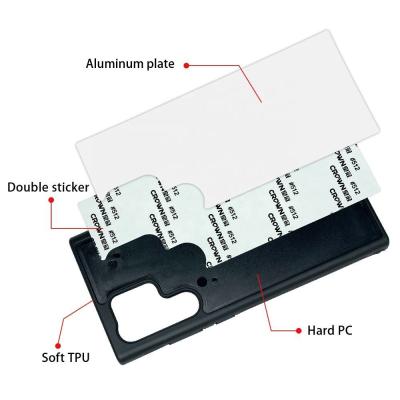 China Funda de teléfono móvil de TPU PC de sublimación de diseño personalizado para Samsung S22 Ultra en venta