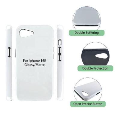 China 3D 2 en 1 Magsafe Casilla de Sublimación Para Iphone16e Casilla de teléfono de sublimación en blanco Casilla de teléfono magnética personalizada en venta