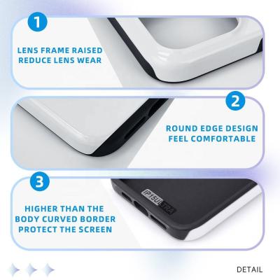 中国 2 in 1 硬いサブライメーション電話ケース iPhone 15 空白 3d コーティング 携帯カバー サブライメーション 販売のため