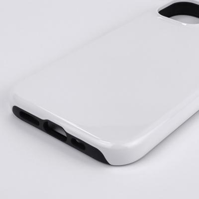 中国 2 in 1 硬いサブライメーション電話ケース iPhone 15 空白 3d コーティング 携帯カバー サブライメーション 販売のため