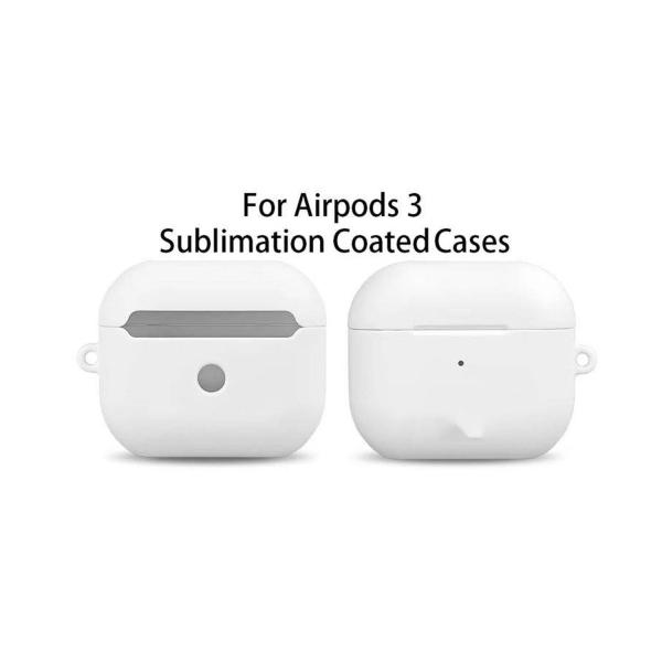 Quality Customized Blank Sublimation For Airpod 3 Case Sublimation Coated PC Earphone for sale