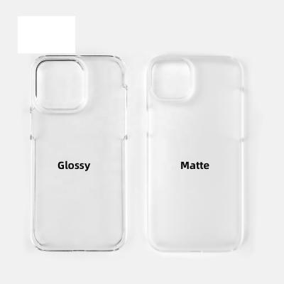 China Blank PC Coated 3D Clear Sublimation Phone Case For IPhone for sale