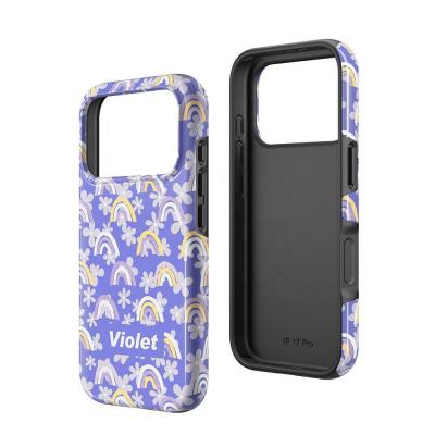 Cina Sublimazione 3d 2 in 1 Custodie per telefono rivestite Grezze Opache Lucide Per iPhone Serie 17 Cover per cellulare in vendita