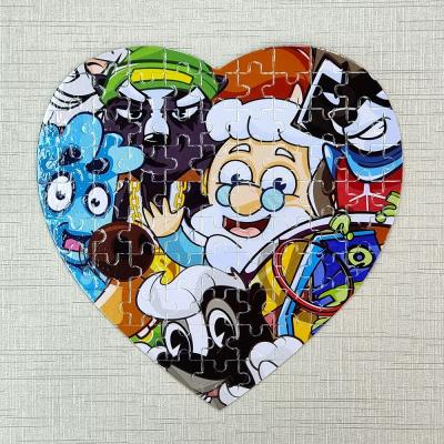 China Rompecabezas de sublimación personalizados DIY en blanco A3 A4 A5, rompecabezas de fotos personalizados en venta