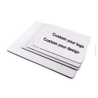 China sublimation on mouse pad Diy Custom Print Neoprene Rubber Blank Mouse Pads For Heat Transfer for sale