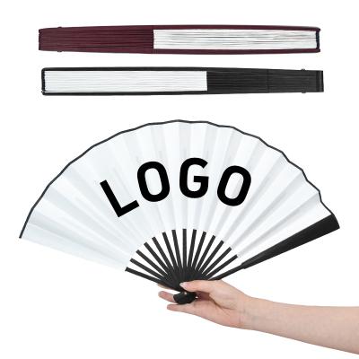 Cina Ventagli a mano sublimatici in seta personalizzabili fai-da-te da 8 e 10 pollici per termopressa in vendita