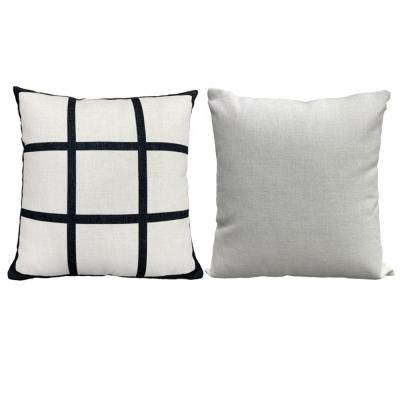 중국 맞춤형 디자인 빈 9 패널 수블리메이션 베개 케이스 40 * 40cm 크기 수블리메이션 쿠션 커버 판매용