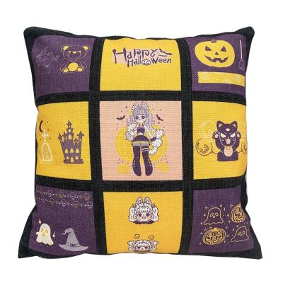 중국 맞춤형 디자인 빈 9 패널 수블리메이션 베개 케이스 40 * 40cm 크기 수블리메이션 쿠션 커버 판매용