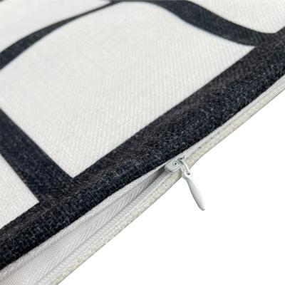 Cina Fodere per cuscini personalizzate con logo personalizzato, quadrate in lino, per sublimazione, con foto, testo, immagine, nome in vendita