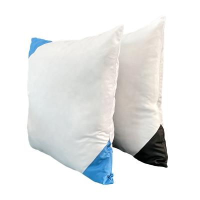 China Impresión personalizada de doble lado en blanco de la almohada de sublimación de la caja 40 * 40CM poliéster de color de la esquina de la almohada de sublimación en blanco en venta