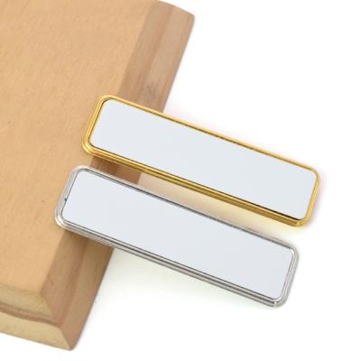 중국 재사용 가능 빈 수블리메이션 이름 배지 자기 이름 태그 사용자 지정 로고 판매용