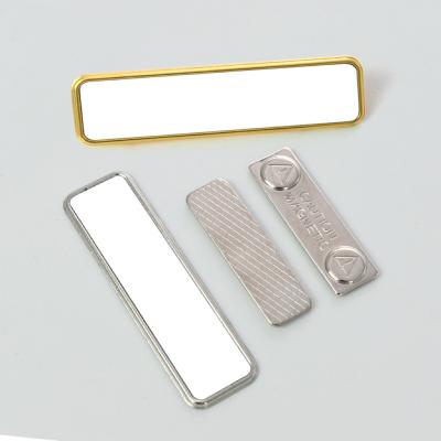 중국 재사용 가능 빈 수블리메이션 이름 배지 자기 이름 태그 사용자 지정 로고 판매용