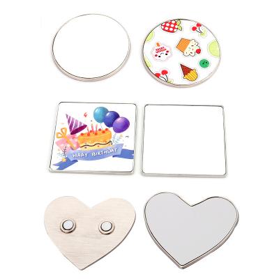 China Custom Home Decoration Sublimation Metal Fridge Magnets Blanks for sale