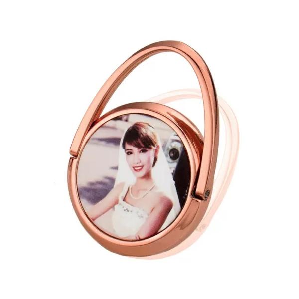 Quality Sublimation Blank Cell Phone Ring Holder Attached To Phone Case Sublimation for sale