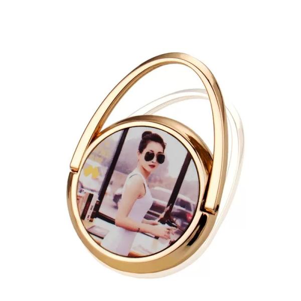 Quality Sublimation Blank Cell Phone Ring Holder Attached To Phone Case Sublimation for sale