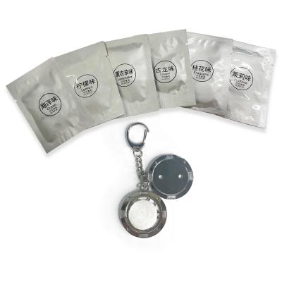 中国 DIYカスタム昇華アロマセラピーキーチェーンエッセンシャルオイルディフューザーペンダント 販売のため