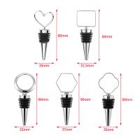 China Various Shapes Custom Sublimation Wine Bottle Stopper for sale