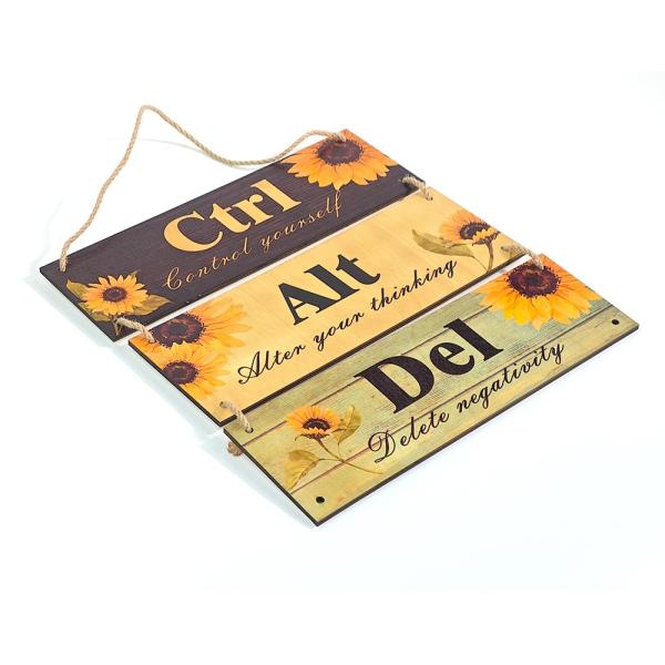 Quality Sublimation Heat Transfer Blank Rectangular Wooden Signage Custom Shape Cut for sale