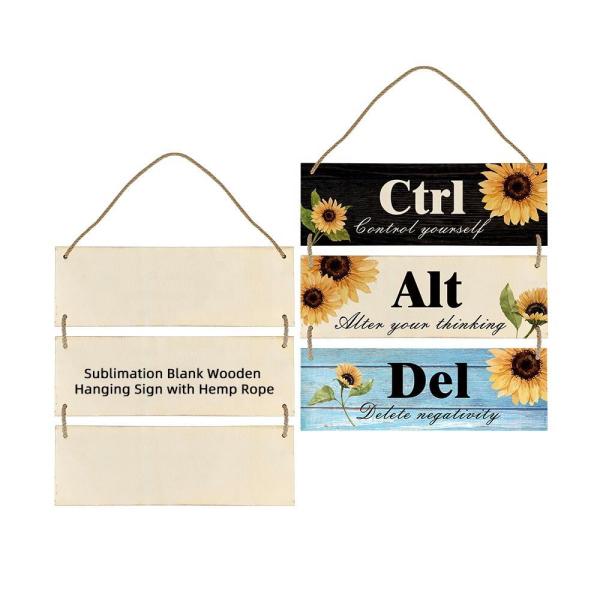 Quality Sublimation Wood Blanks Signage Porch Decoration Custom Wood Signs for sale