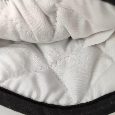 China Blank Linen Sublimation Oven Gloves Silicone Heat Insulation Mitt For Microwave Oven for sale