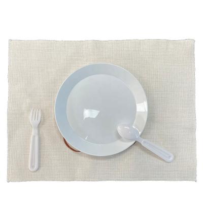 China Sublimation Placemats Blanks 30*40cm Double Sided Custom Printing Logo Linen Sublimation Table Mats for sale