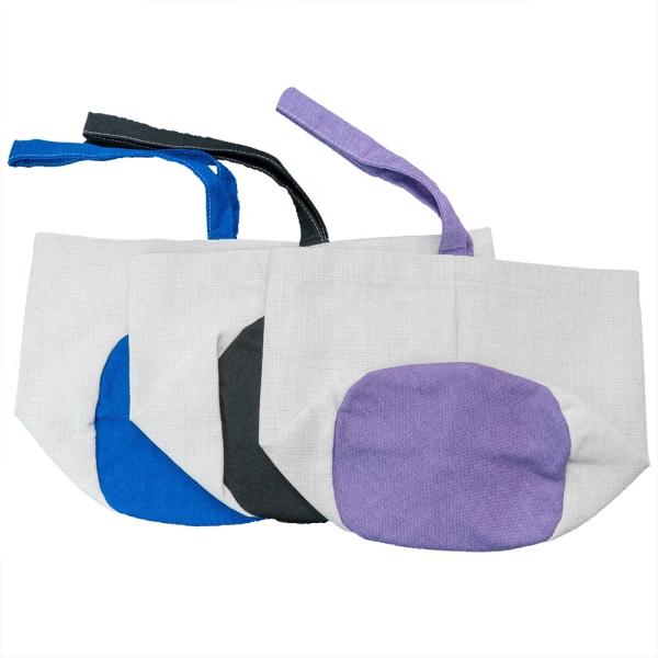 Quality Blank Linen Sublimation Easter Baskets Custom Print Party Candy Tote Bag for sale