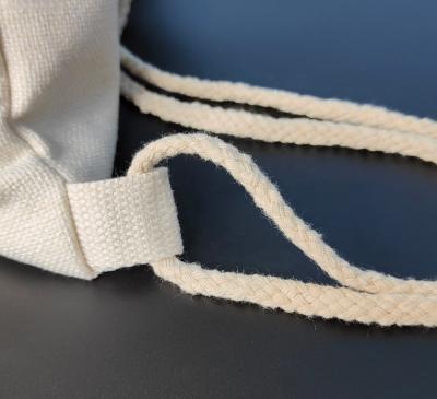 Cina Zaino con coulisse in lino sublimabile personalizzato 40*30cm Borsa con coulisse promozionale in vendita