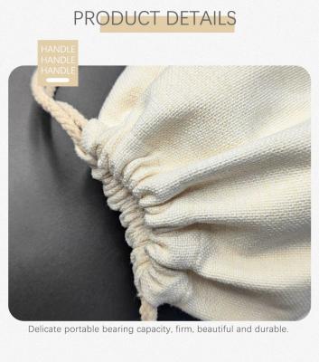 Cina Zaino con coulisse in lino sublimabile personalizzato 40*30cm Borsa con coulisse promozionale in vendita