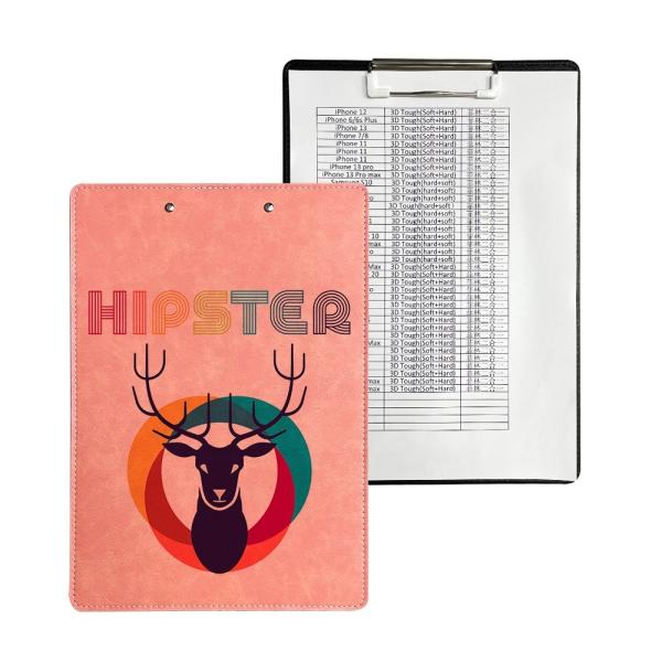 Quality Sublimation Folders File Clipboard Blank Custom Logo A4 A5 PU Leather Sublimatio for sale
