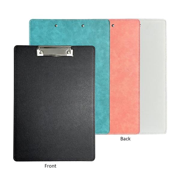 Quality Sublimation Folders File Clipboard Blank Custom Logo A4 A5 PU Leather Sublimatio for sale