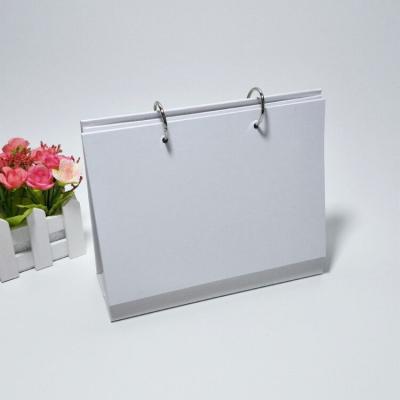 China 8 Inch Blank Sublimation Calendar With 15 Pages Removable Loose-Leaf Office Calendar Notebook DIY Desktop Decoration for sale