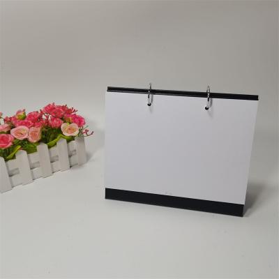 China 8 Inch Blank Sublimation Calendar With 15 Pages Removable Loose-Leaf Office Calendar Notebook DIY Desktop Decoration for sale