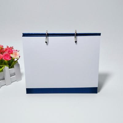 China 8 Inch Blank Sublimation Calendar With 15 Pages Removable Loose-Leaf Office Calendar Notebook DIY Desktop Decoration for sale