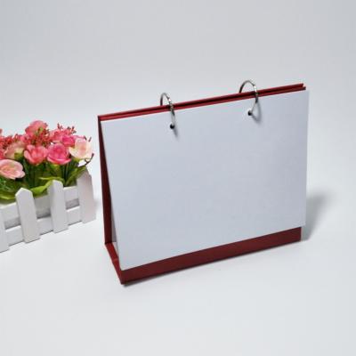 China 8 Inch Blank Sublimation Calendar With 15 Pages Removable Loose-Leaf Office Calendar Notebook DIY Desktop Decoration for sale