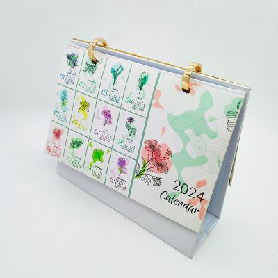 China 8 Inch Blank Sublimation Calendar With 15 Pages Removable Loose-Leaf Office Calendar Notebook DIY Desktop Decoration for sale