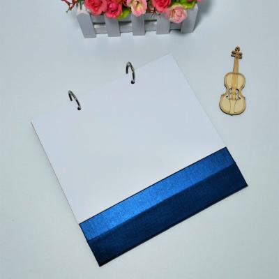 China 8 Inch Blank Sublimation Calendar With 15 Pages Removable Loose-Leaf Office Calendar Notebook DIY Desktop Decoration for sale