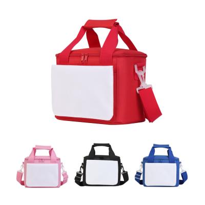 China Outdoor Camping Picknick IJs Zak Blanks Grote Capaciteit Draagbare Sublimatie Lunchtas Aangepaste Polyester IJs Emmer Tas Auto IJs Zak Te koop