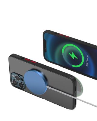 China Universal Sublimation Magsafe Wireless Phone Charger Custom Logo 15W Fast Charging Pad Portable for sale