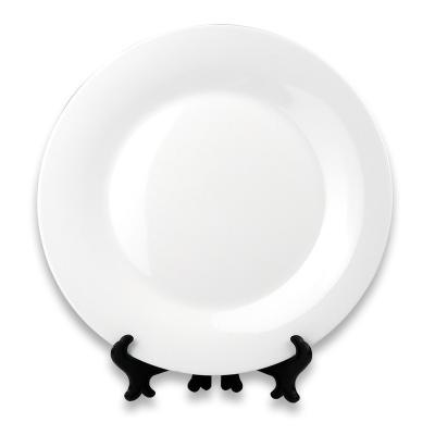 China 8'' 10'' Ceramic White Sublimation Plates Home Plate Sublimation Blank for sale