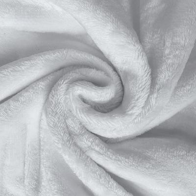 Cina Coperta per neonati a sublimazione bianca personalizzata in pile super morbido, flanella, coperta avvolgente, coperte a sublimazione in vendita